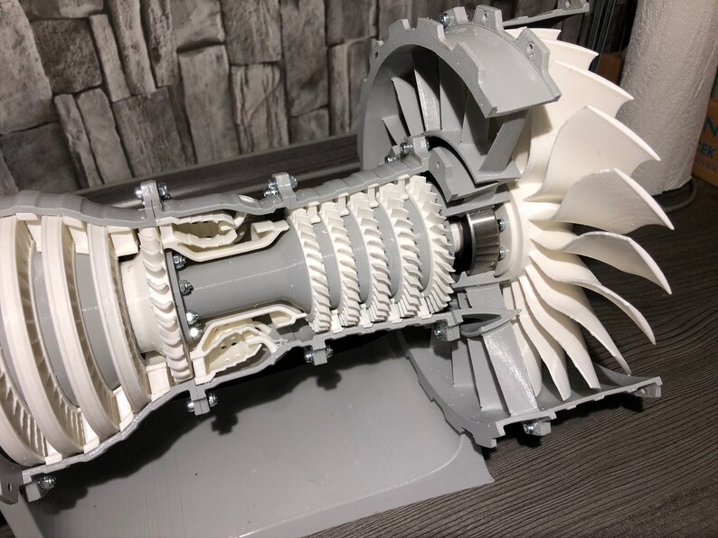 3D Printed Jet Engine - Etsy