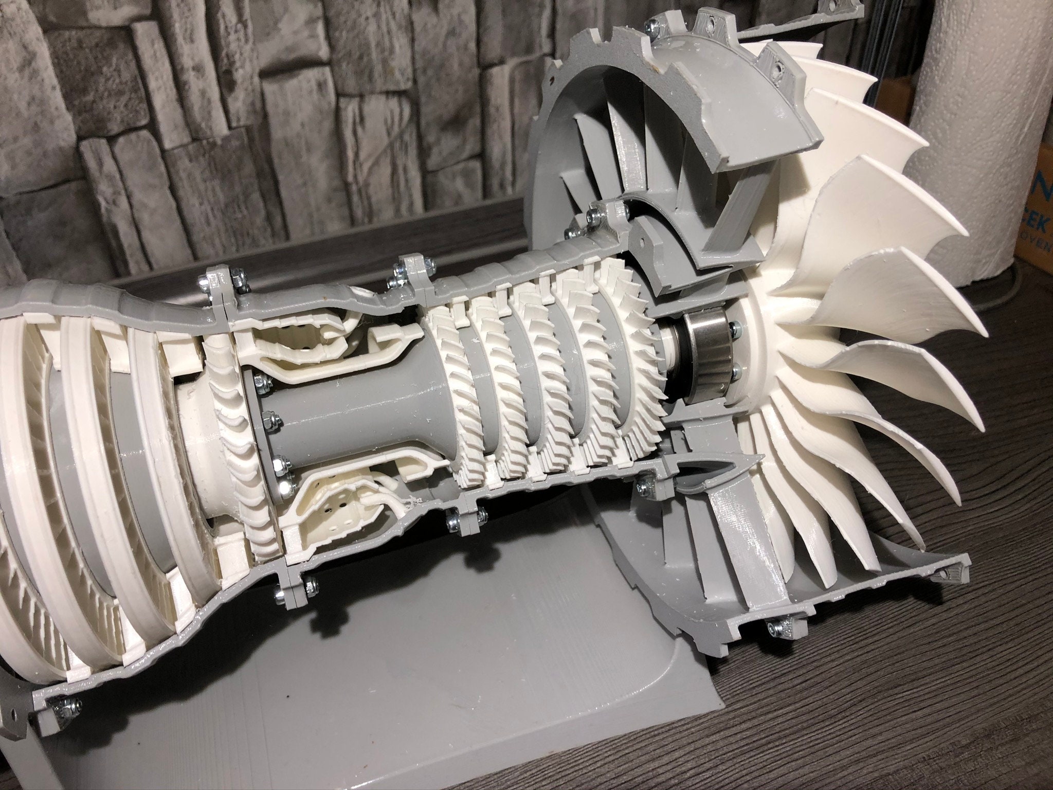 3D Printed Jet Engine - Etsy