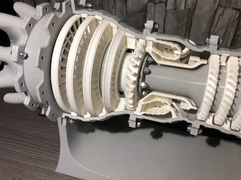 3D Printed Jet Engine - Etsy