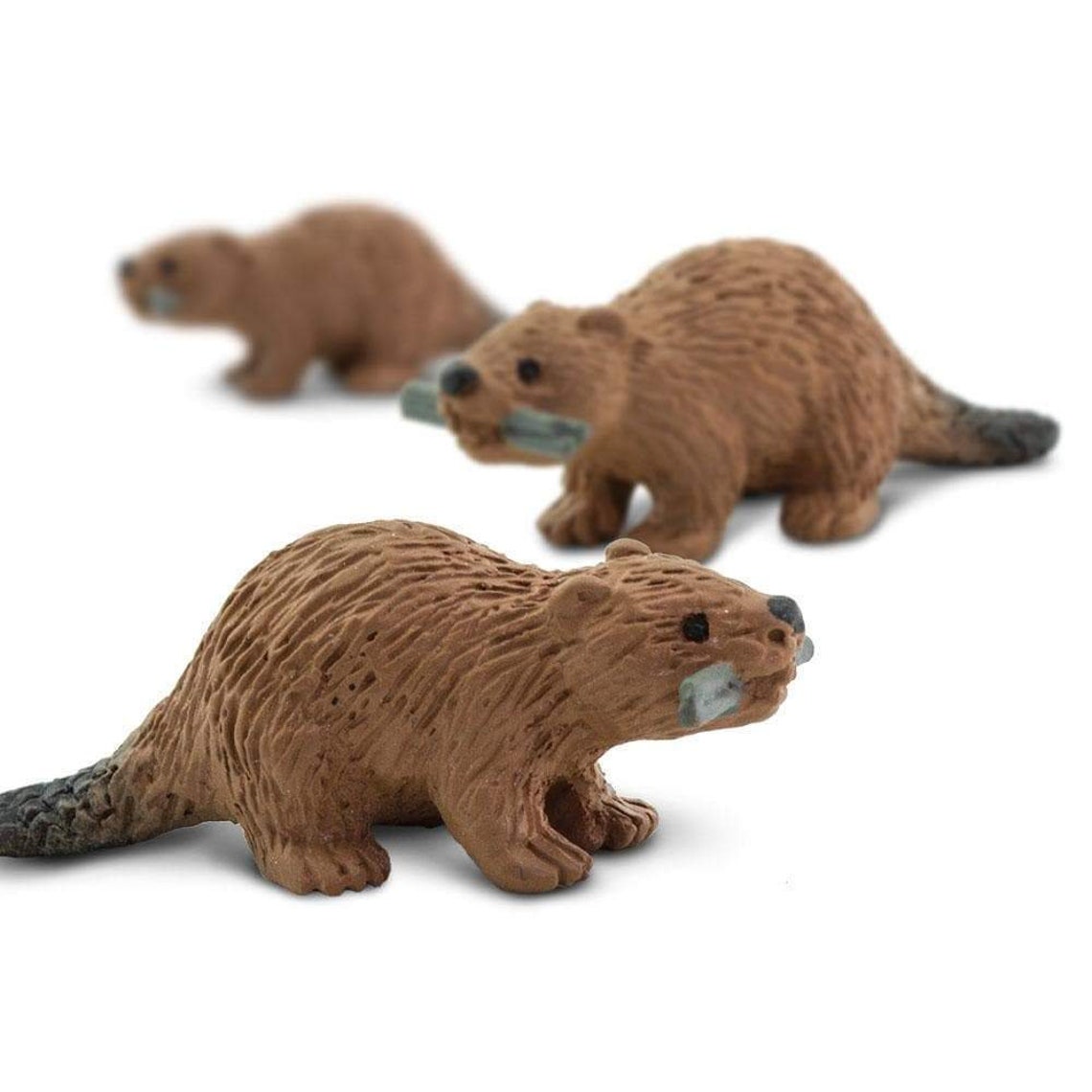 Miniature Dollhouse Fairy Garden Set of 3 Tiny Beavers - Etsy