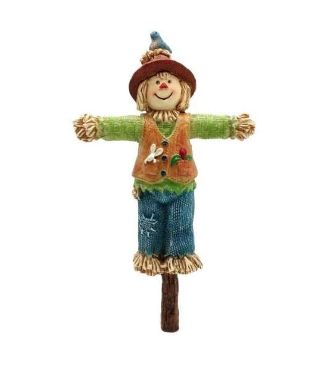 Miniature Fairy Garden Fall Harvest Scarecrow Pick - Etsy