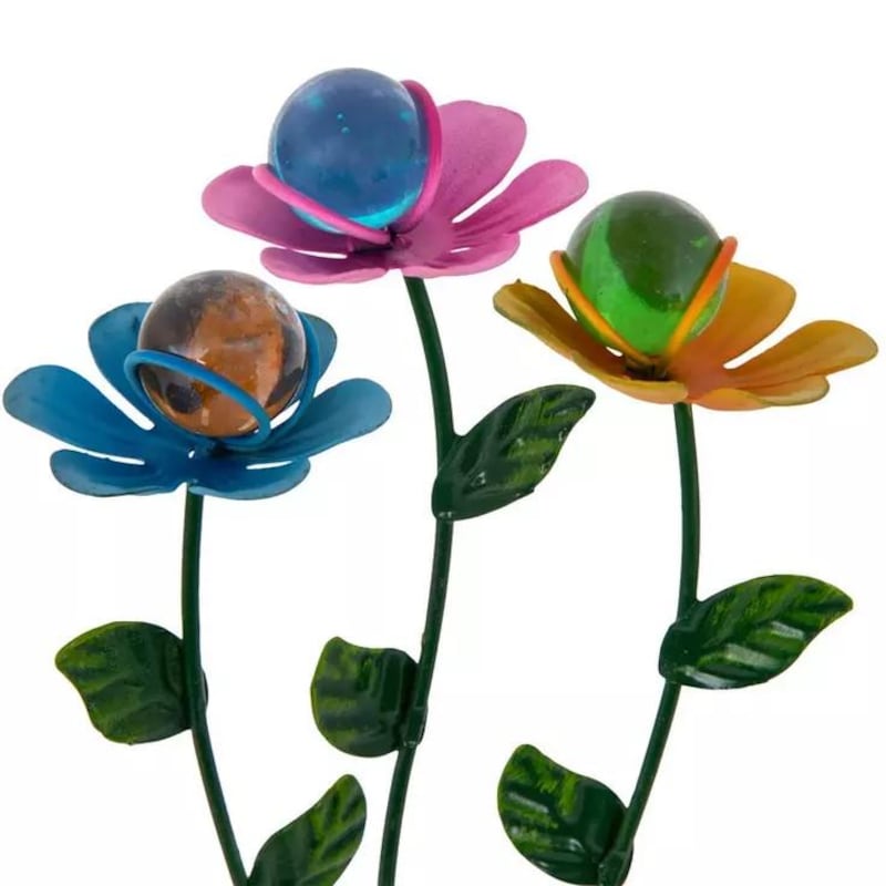 Pink Metal Flowers - Etsy