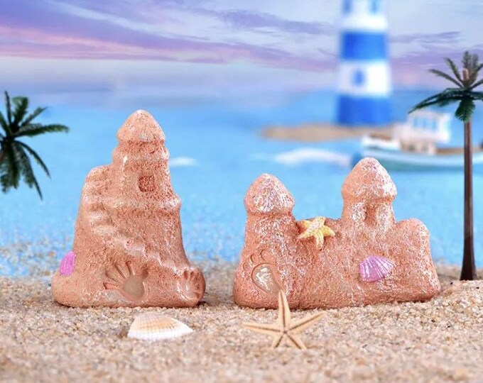 Miniature Sandcastle Miniatures Miniature Beach Beach Miniatures Beach ...