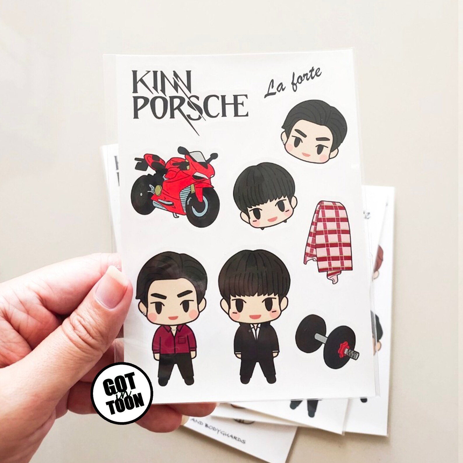 Kinn Porsche the Series Sticker - Etsy