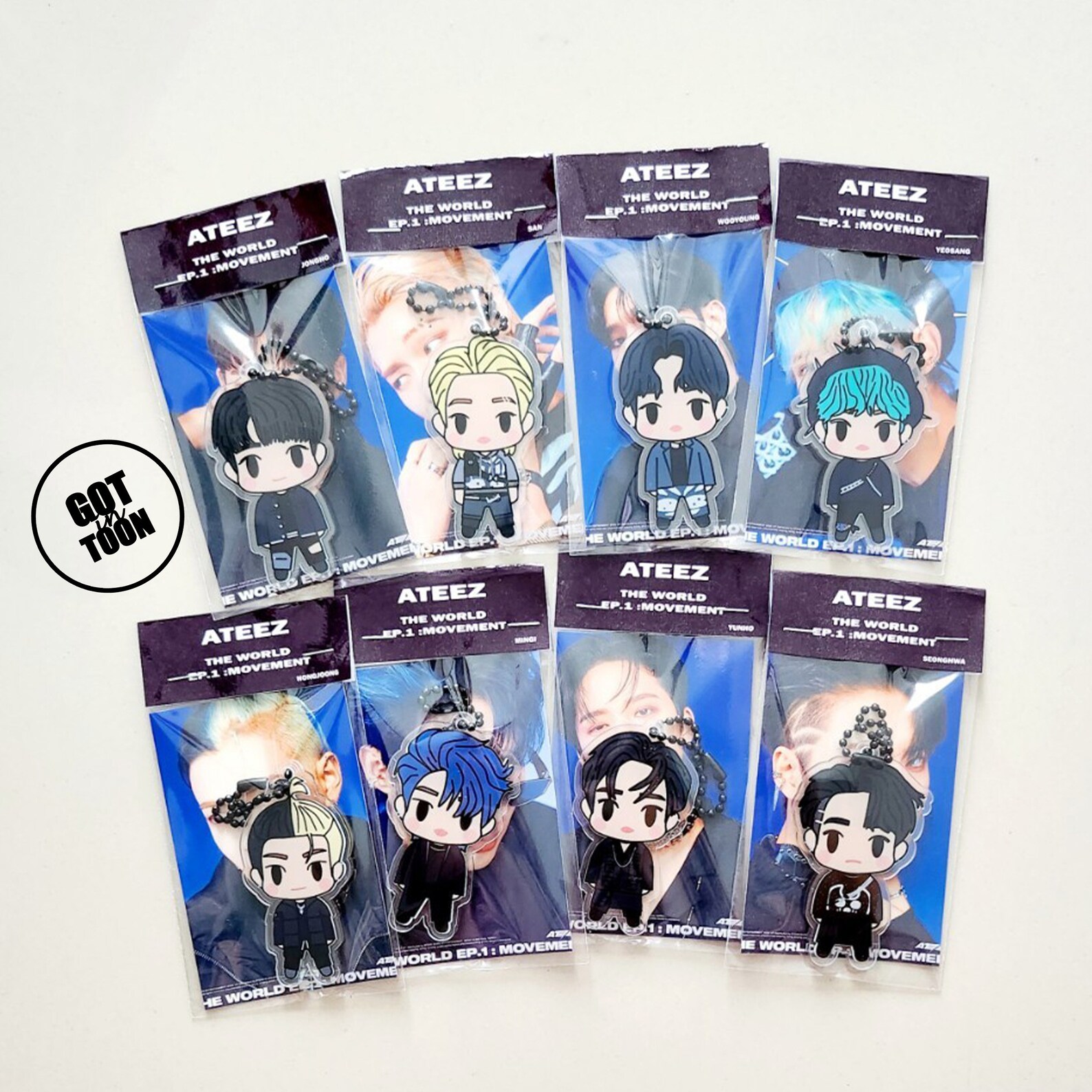 Ateez the World Ep.1 : Movement Keychain Kpop - Etsy