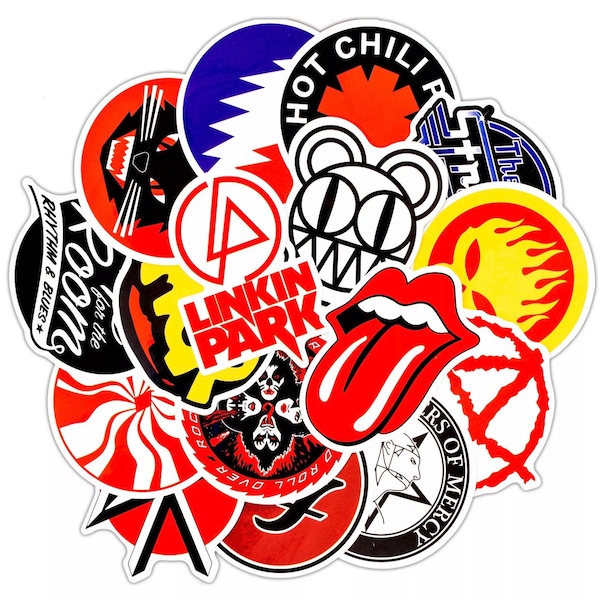 Rock N Roll Stickers - Etsy