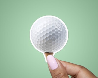 Golf Ball Sticker | Etsy