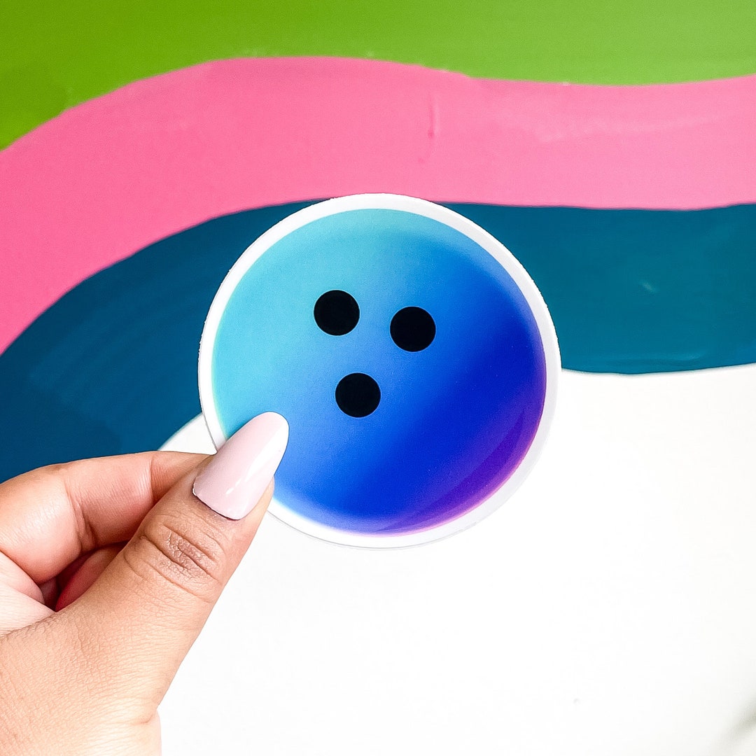Bowling Ball , Vinyl Matte, Laptop Decal, Best Friend Gift - Etsy