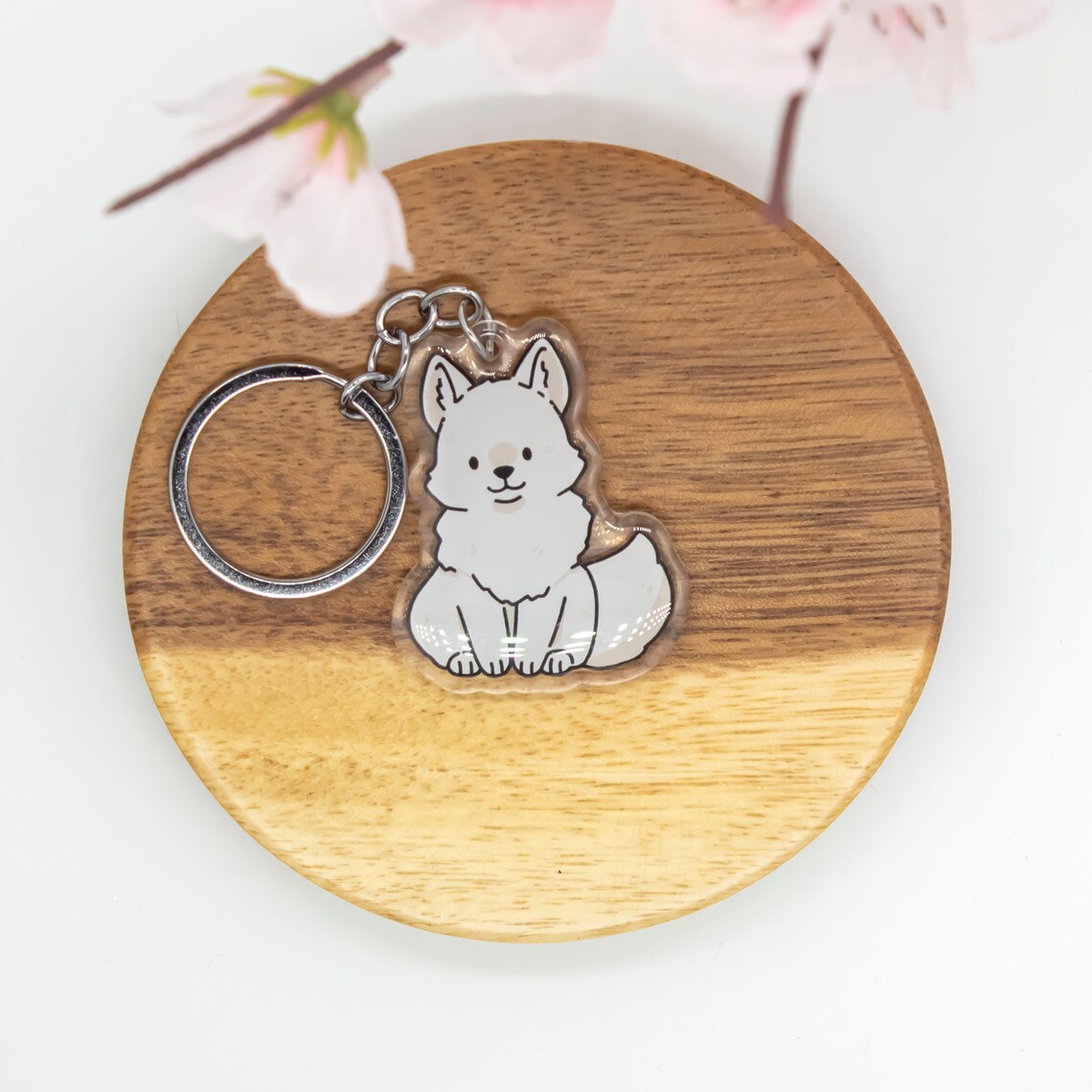 Fox Acrylic Keychain - Etsy