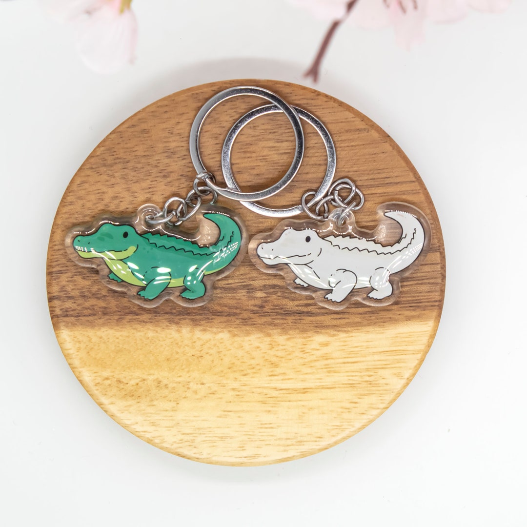 Alligator Acrylic Keychains - Etsy
