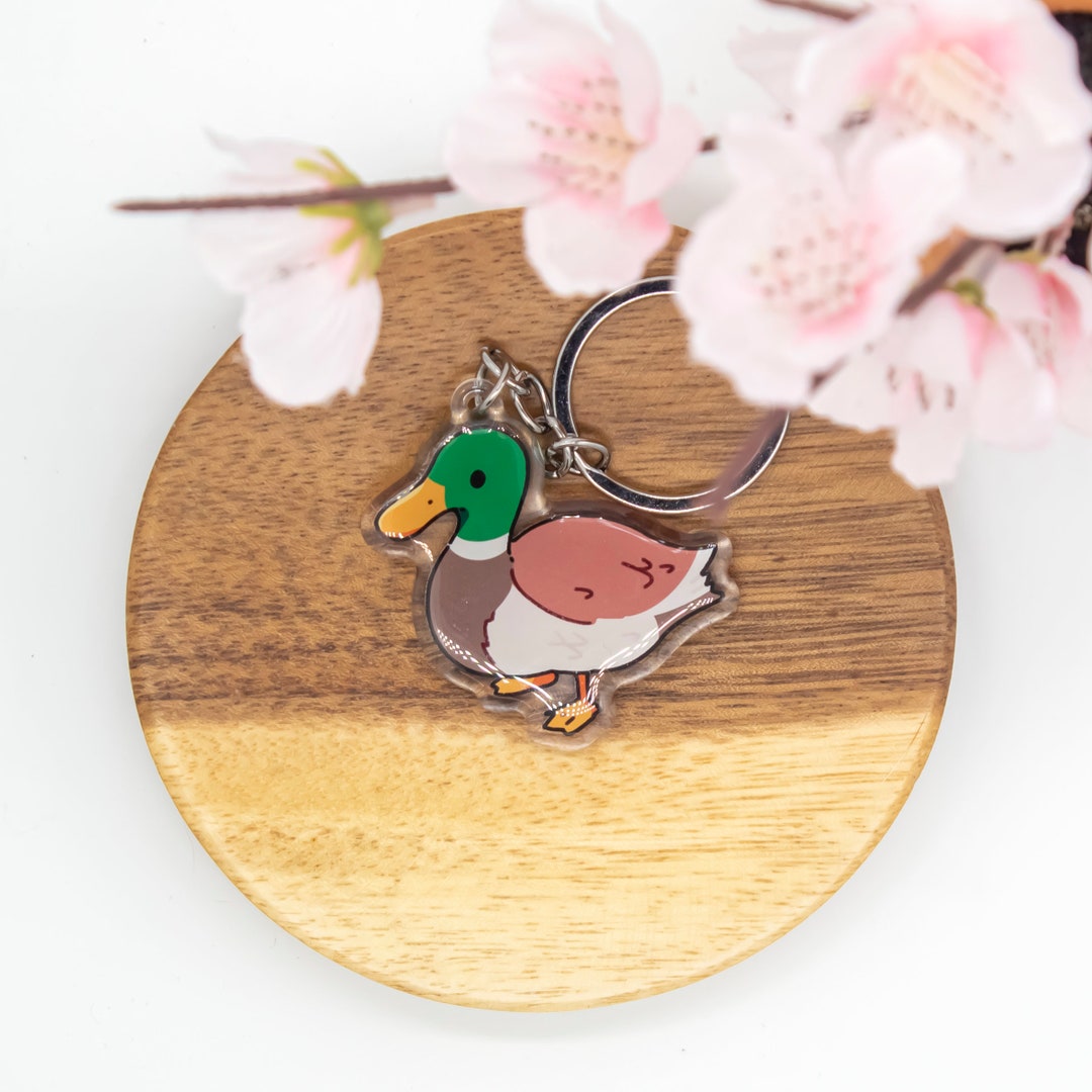 Mallard Duck Acrylic Keychains - Etsy