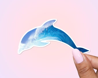 Dolphin Sticker | Etsy