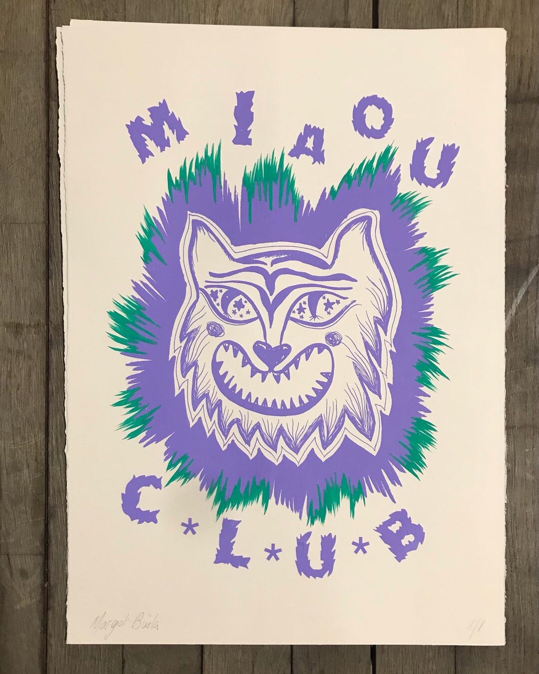 Poster Meow Club - Etsy