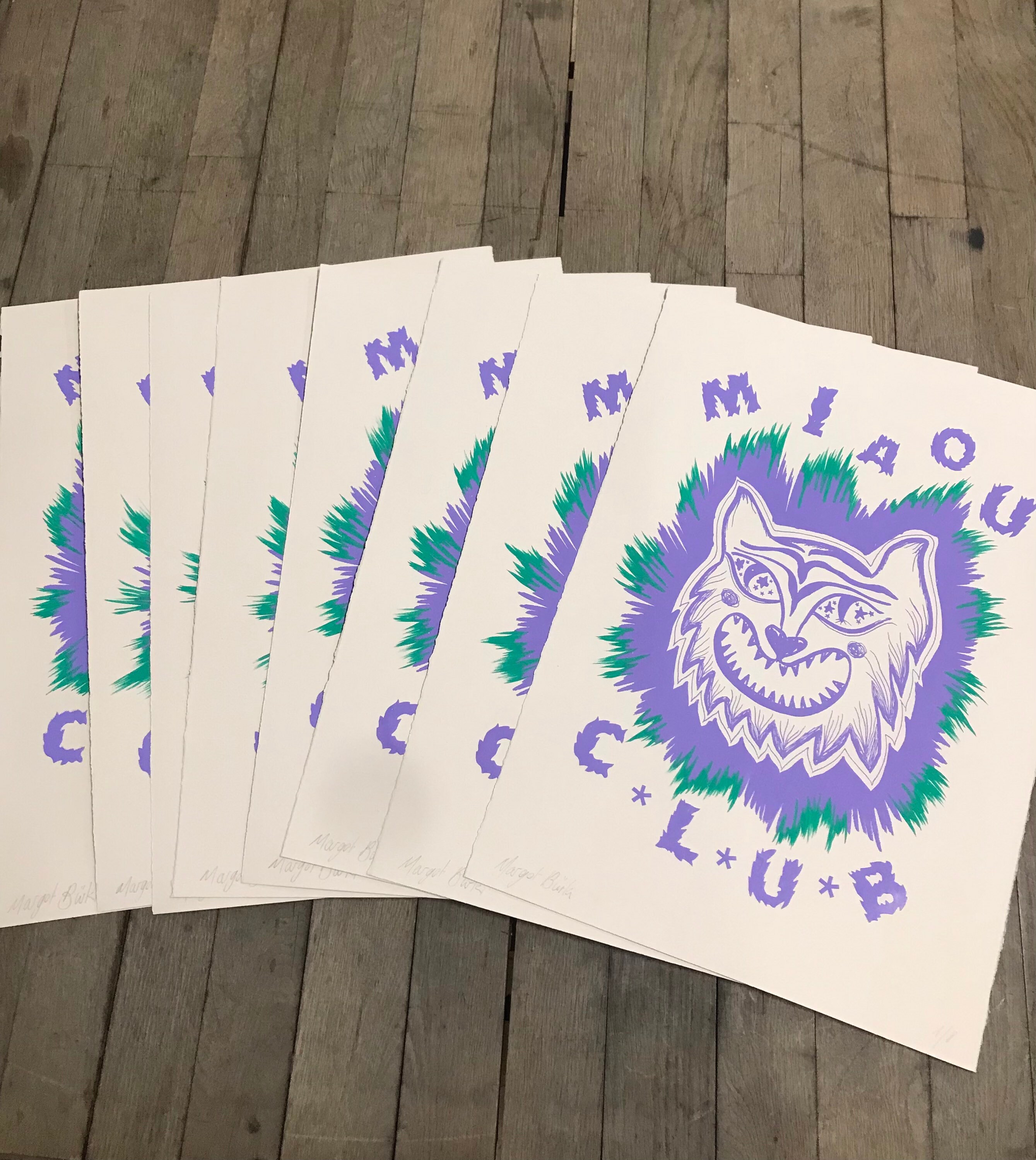 Poster Meow Club - Etsy