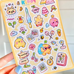 Adventure Awaits Stickers Sheet, Journaling Stickers, Penpal Stickers ...