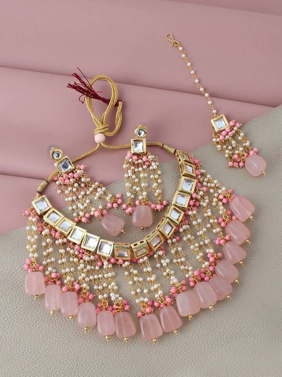 Kundan set for lehenga store