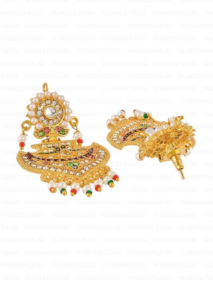 Long Navratan Mala Rani Haar Set/ Indian Pakistani Shaadi - Etsy