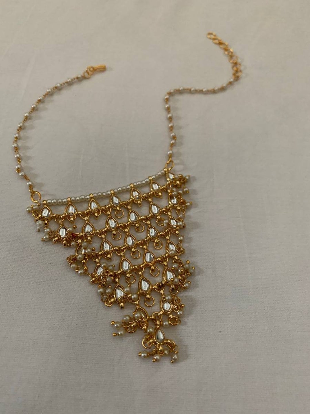 Indian Choker White Multilayer Jewellery, Indian Necklace, Indian ...