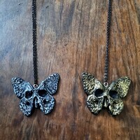 Butterfly Skull - Etsy