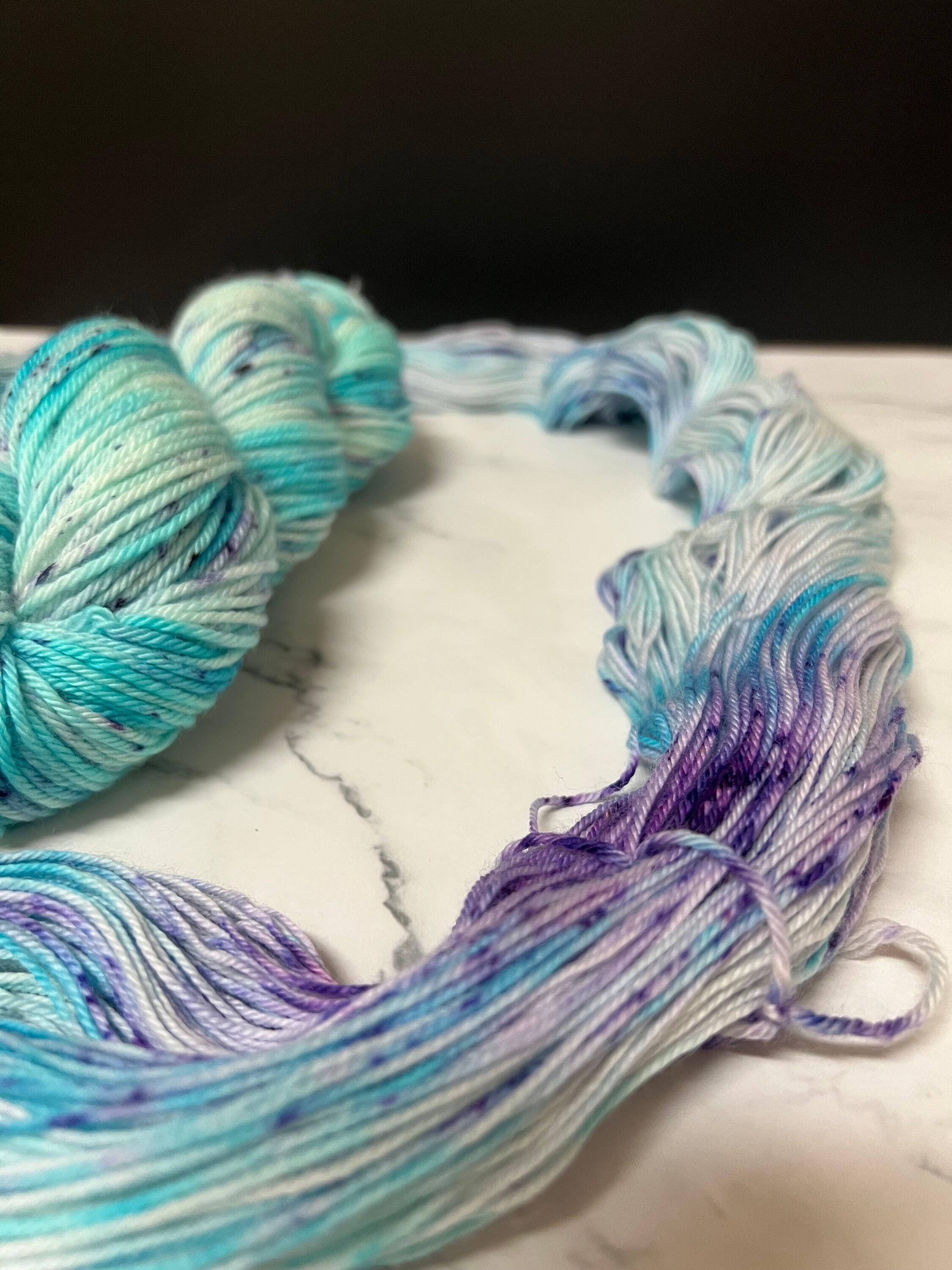 Blue Raspberry Yarn, Hand-dyed to Order Variety of Bases Available - Etsy