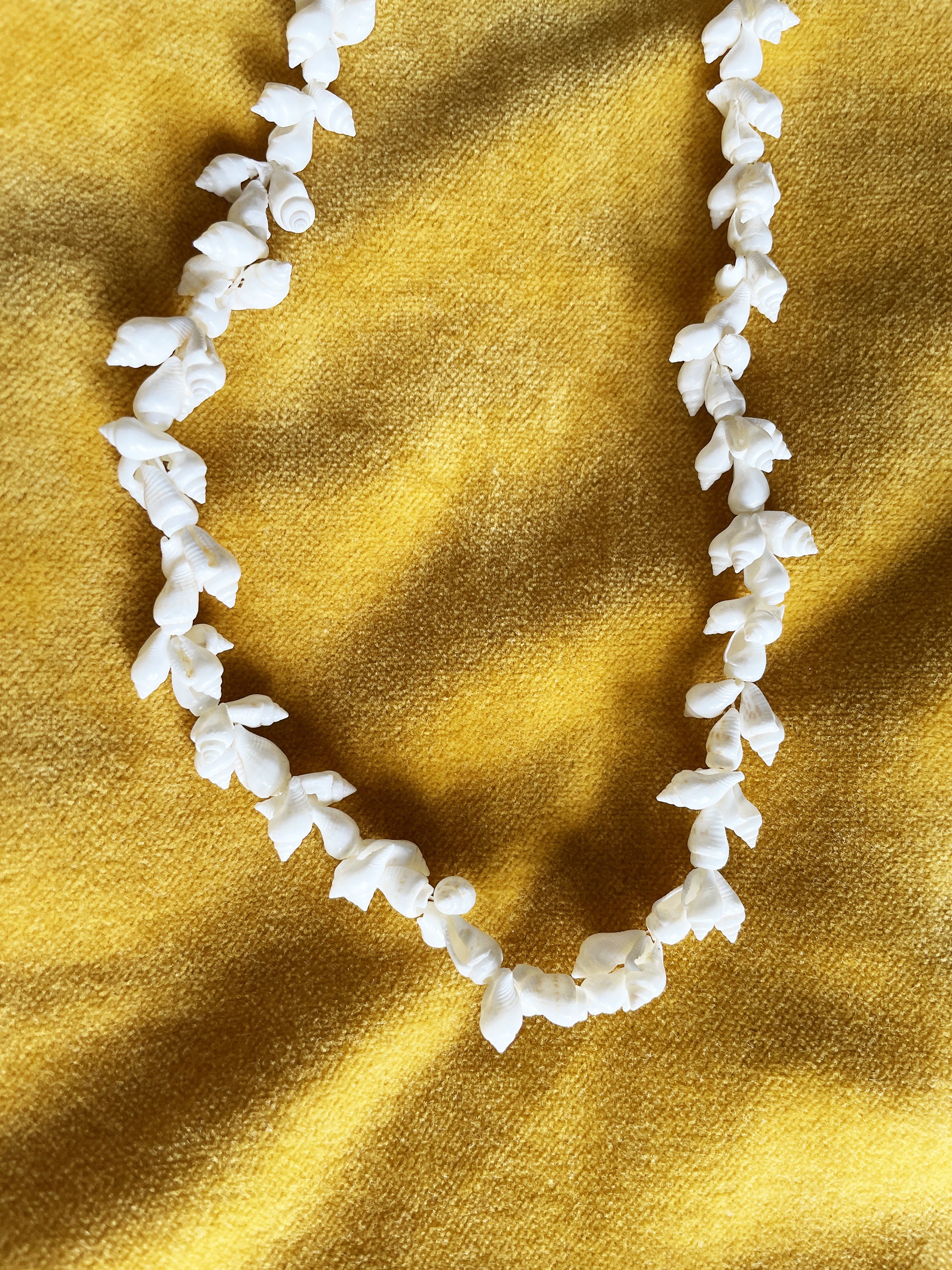 Necklace in White Shells of the Islands - Etsy UK