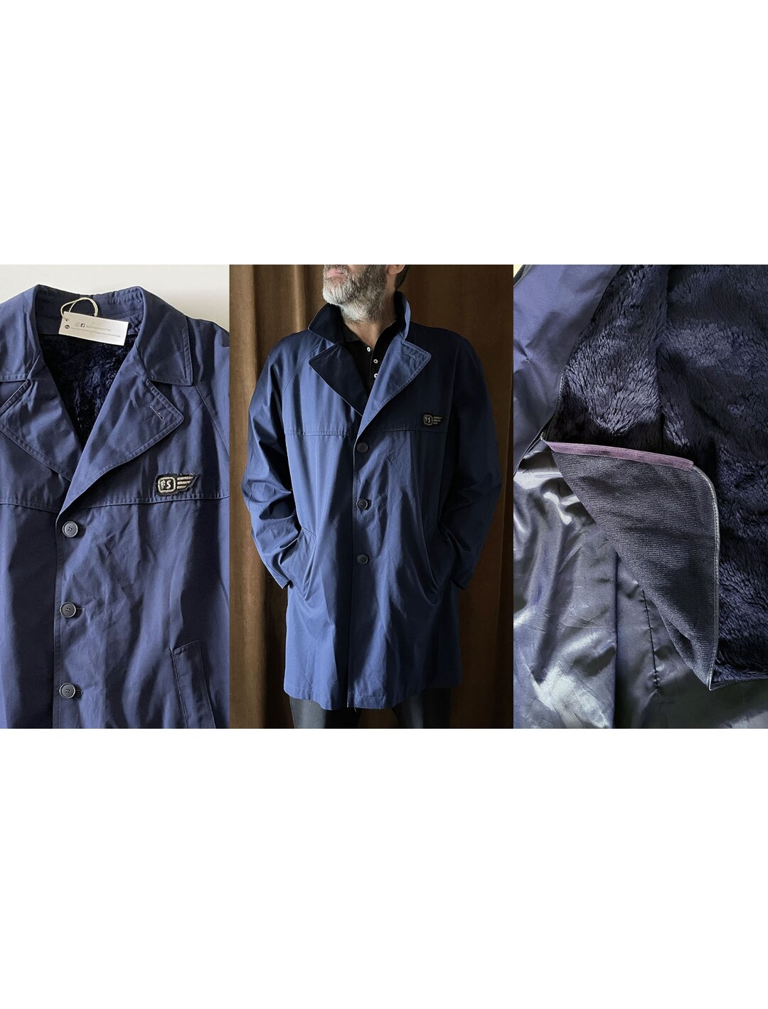 Italian Railway Uniform Parka Jacket, "fs" Ferrovie Dello Stato ...