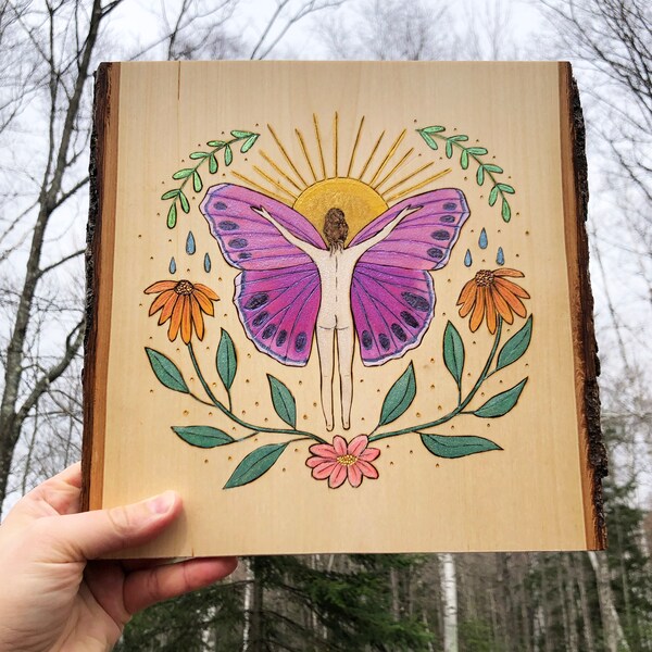 Wood Burning Art - Etsy