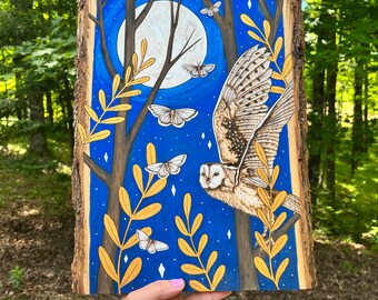 Owl Wood Burning - Etsy