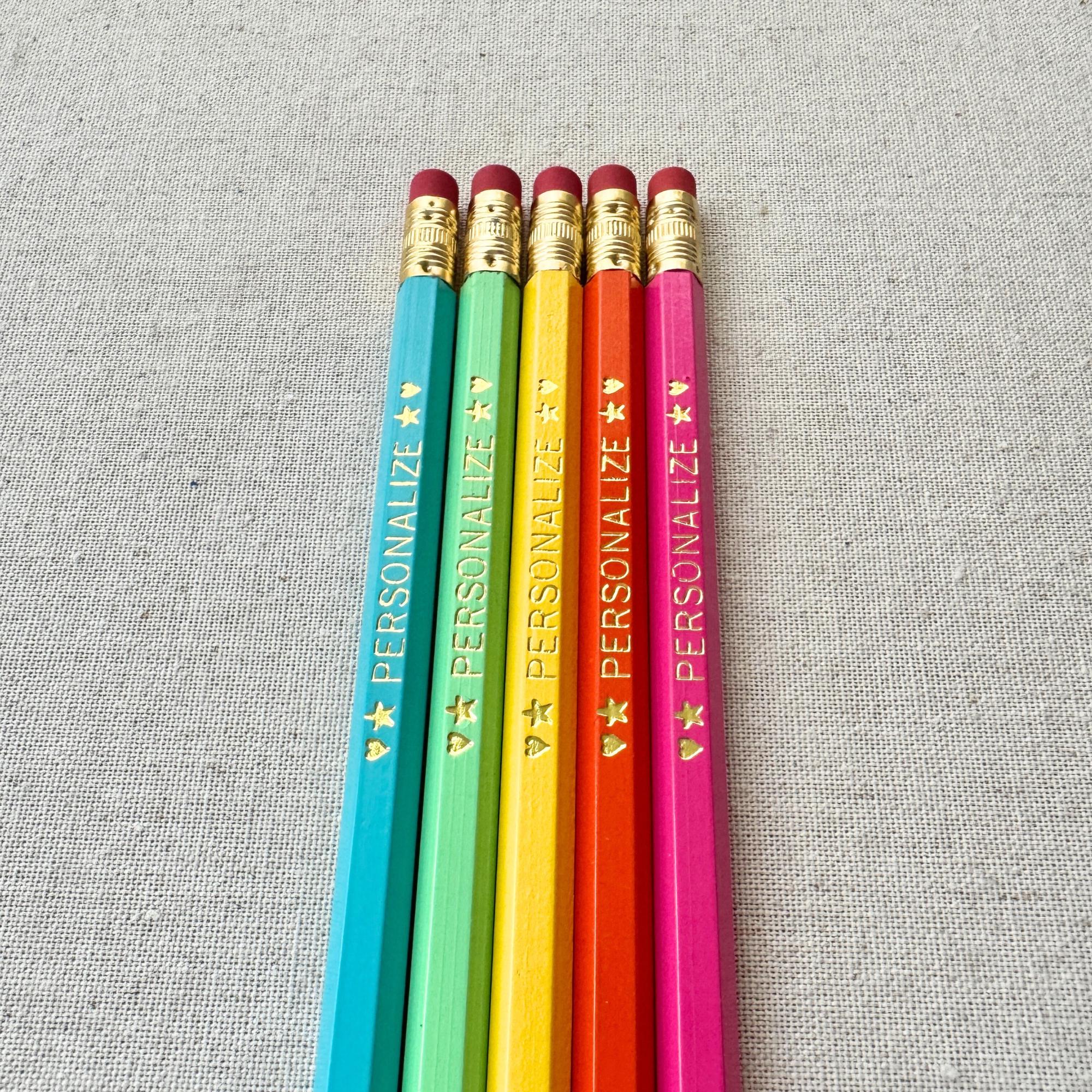 Back to School Personalized Pencils, First Day of School Gift, Custom ...