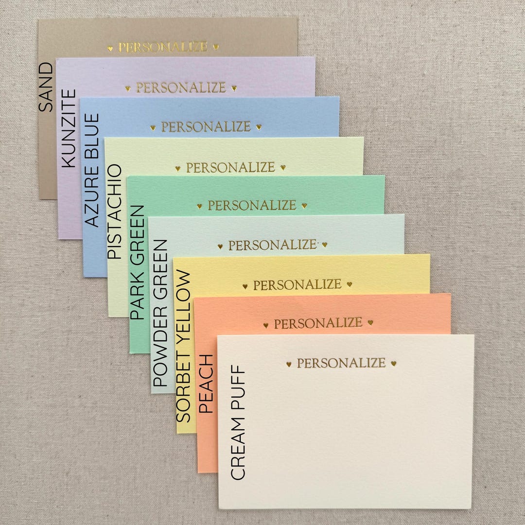 Personalized Stationery, Custom Note Card, Gift for Mom, Graduation ...