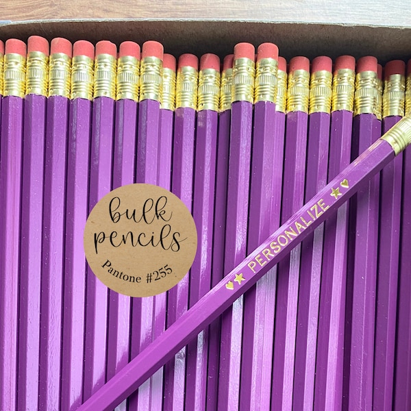 Custom Pencils - Etsy