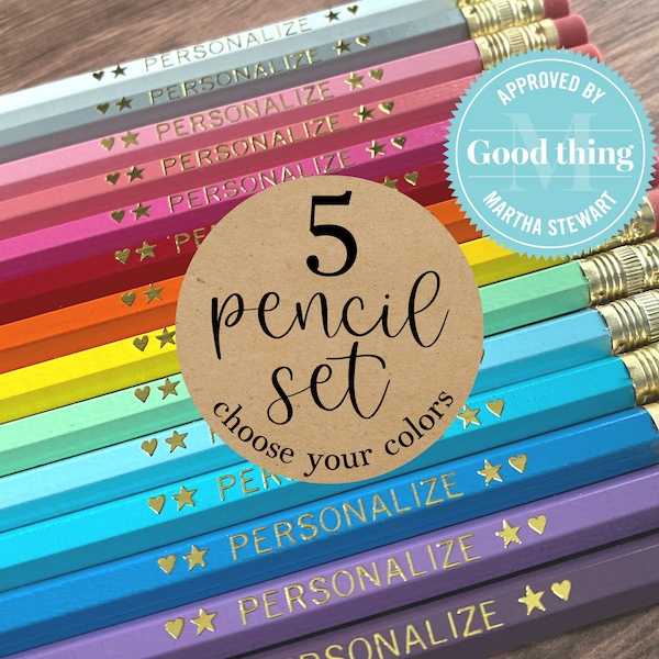 Personalized Pencils With Name - Etsy