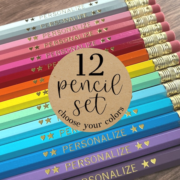 Personalized Pencils - Etsy