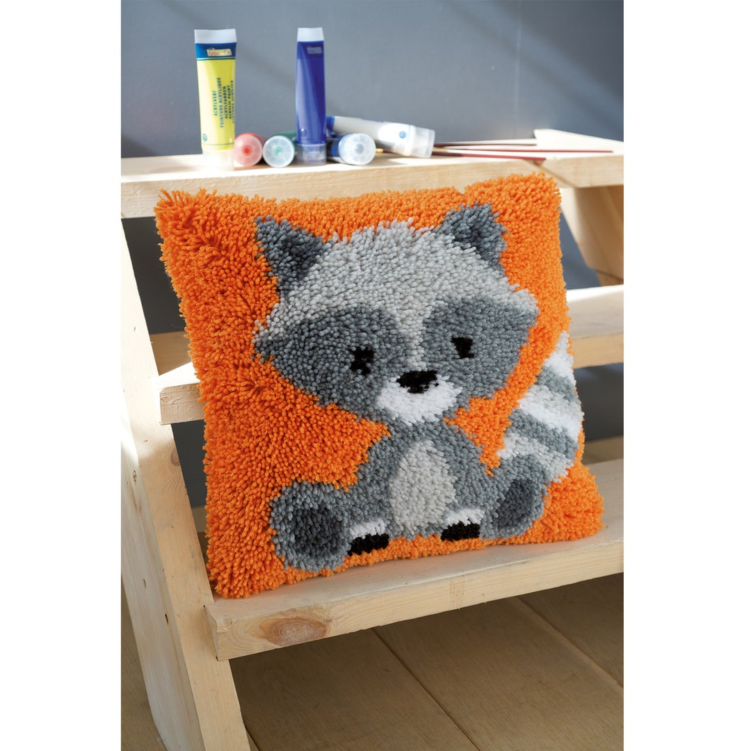 Fox Latch Hook Cushion Kit - Etsy