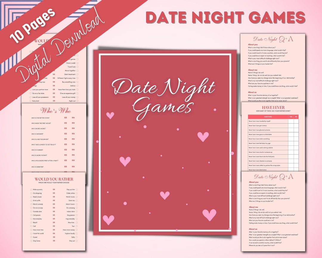 Date Night Games Couples Games Date Night Ideas Relationship Games ...