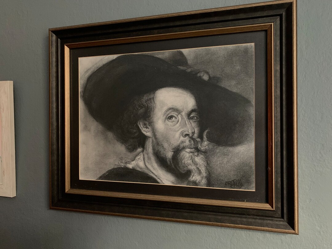 Peter Paul Rubens Charcoal Pen Reproduction - Etsy