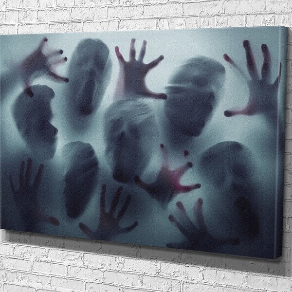 Ghost Face Framed Wall Art - Etsy