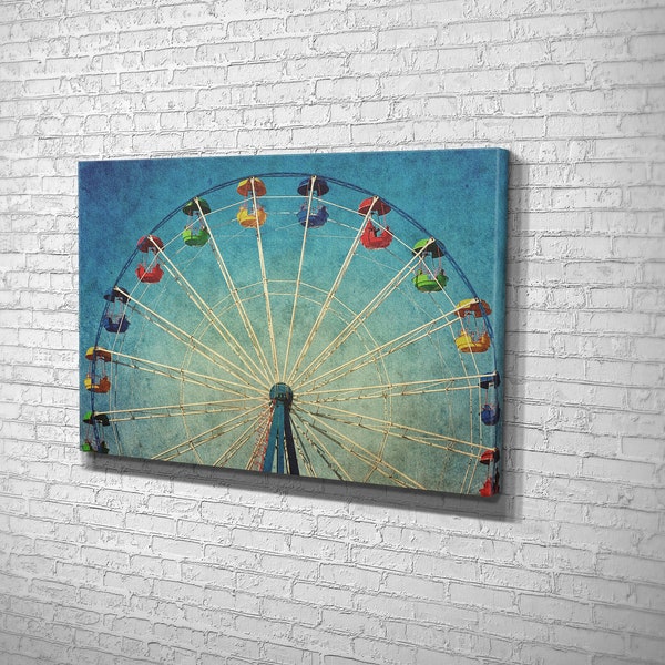 Ferris Wheel Print - Etsy Canada
