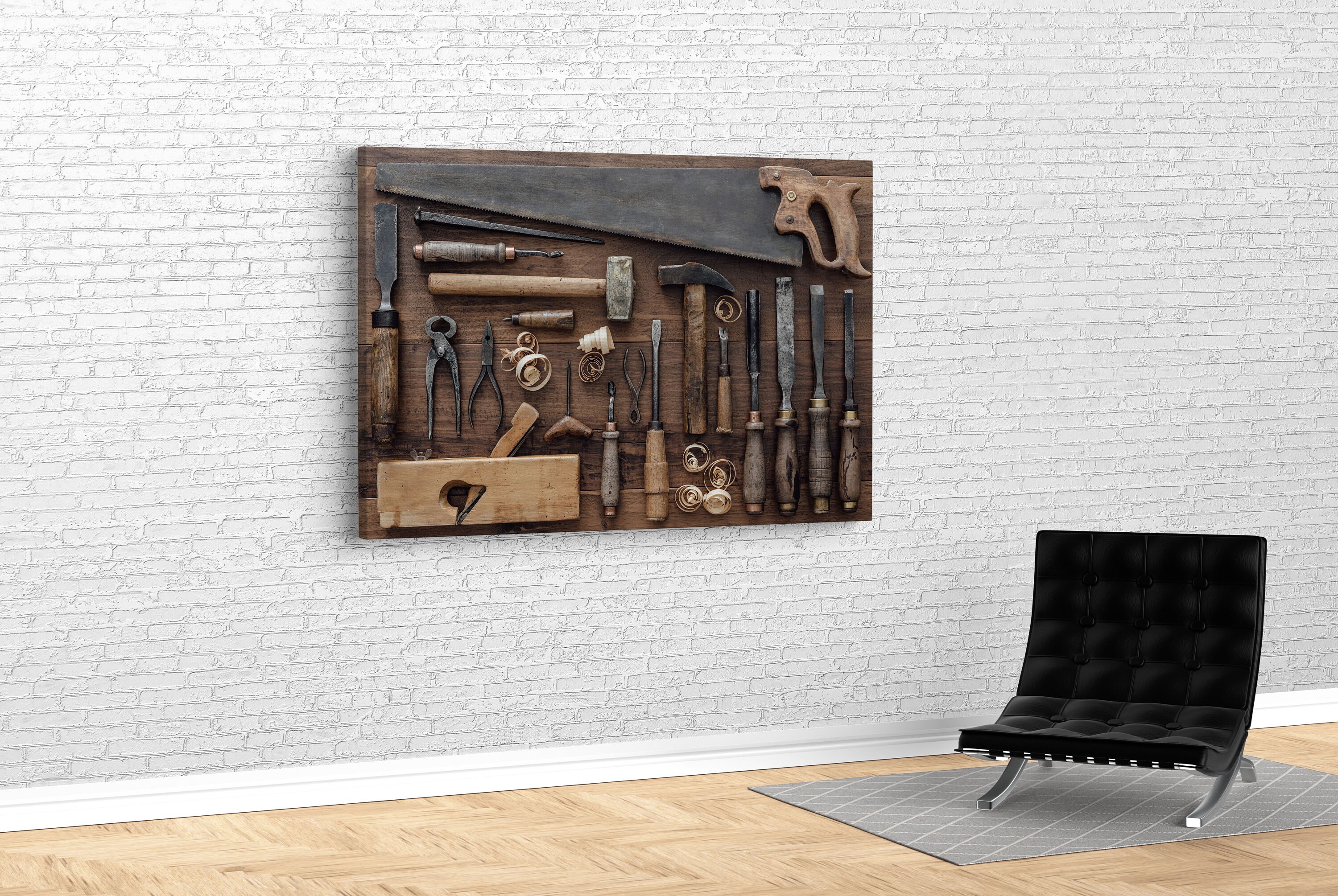 Carpentry Tools Canvas Print: Vintage Woodworking Wall Art - Etsy