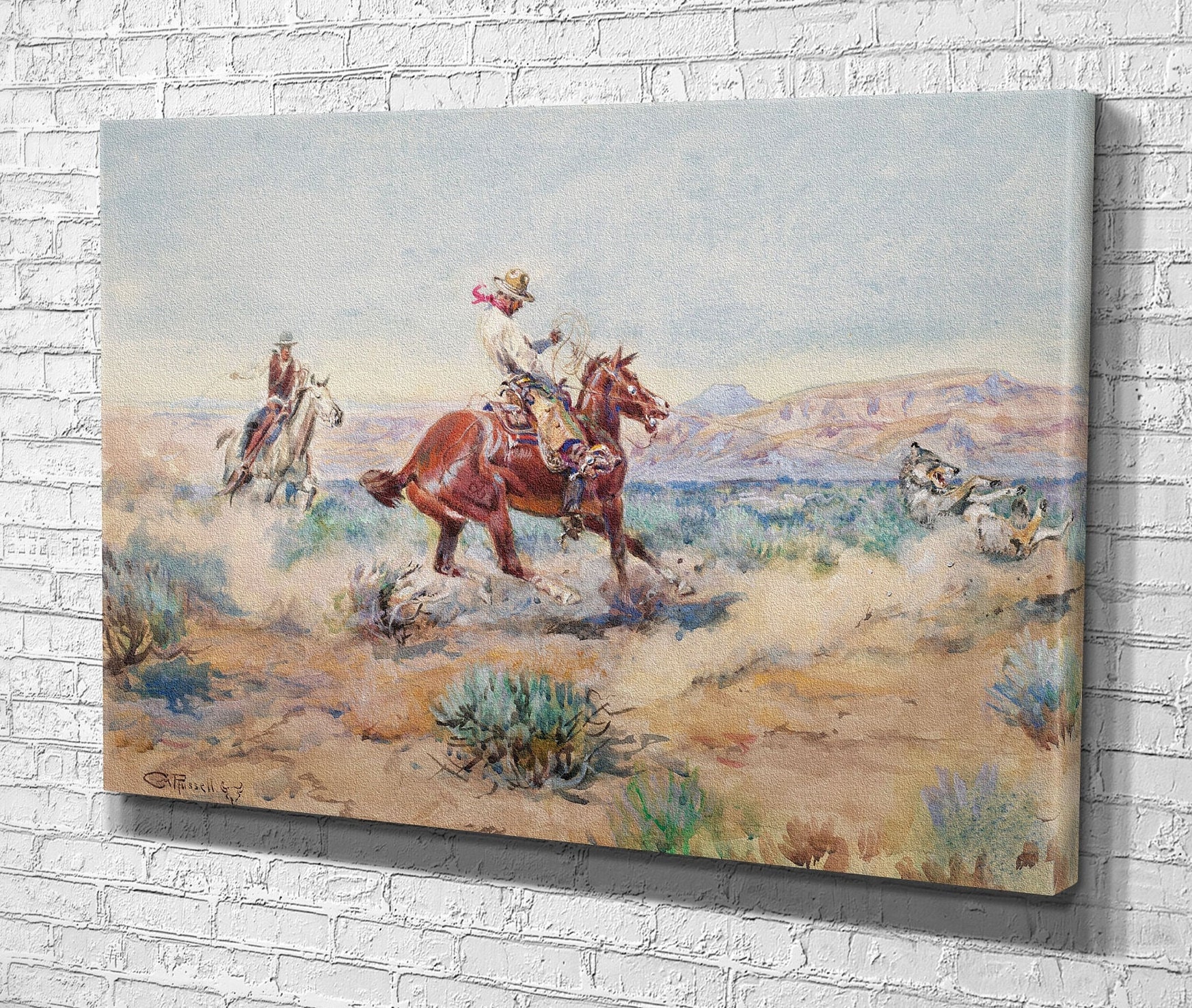 Team Roping Paintings