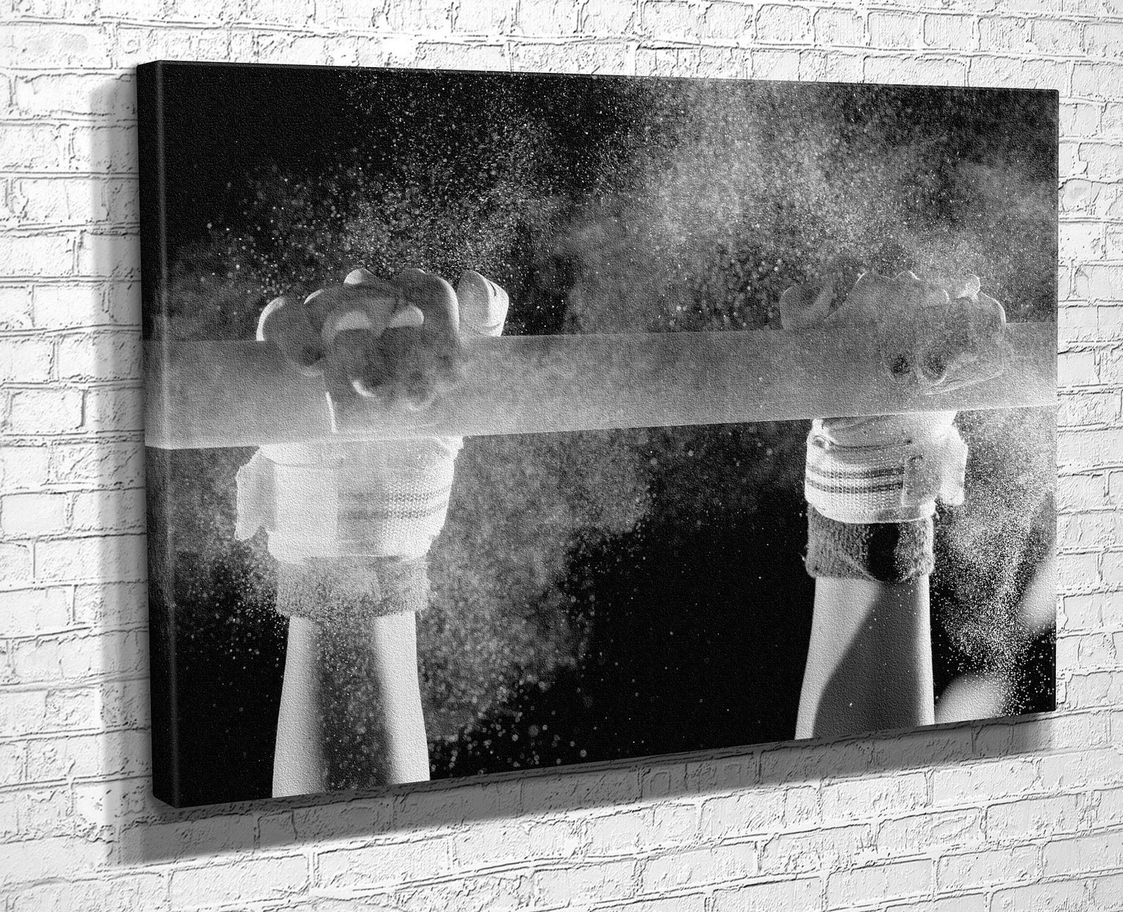 Gymnast Hands With Chalk Print on Canvas Floating Frame - Etsy