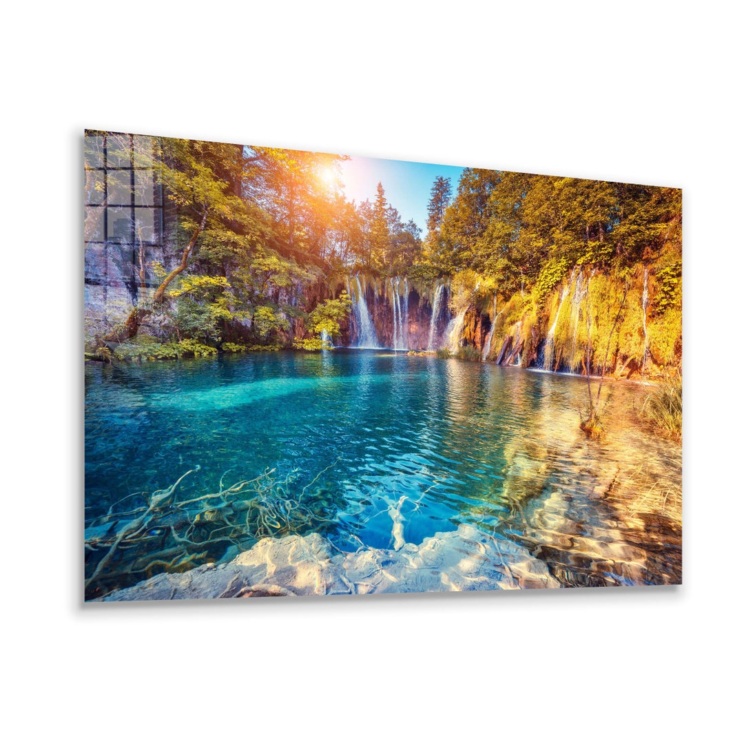 Glass Wall Art / Acrylic Glass Art / Floating Frame Option / Canvas ...