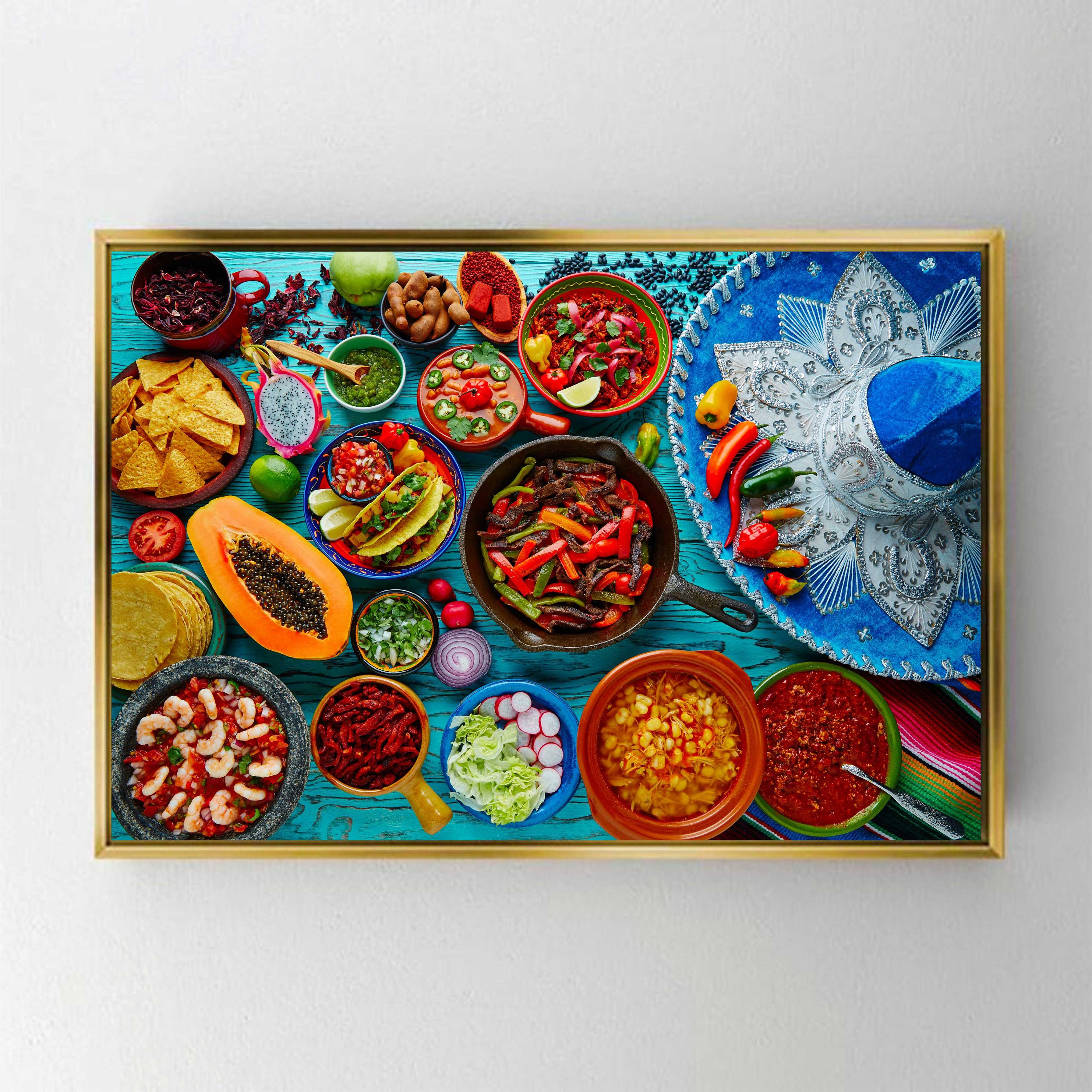 Mexican Food Painting