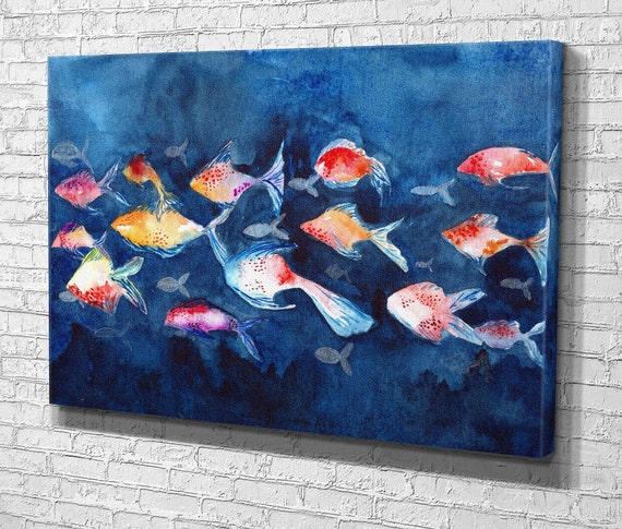 Abstract Fish Paintings