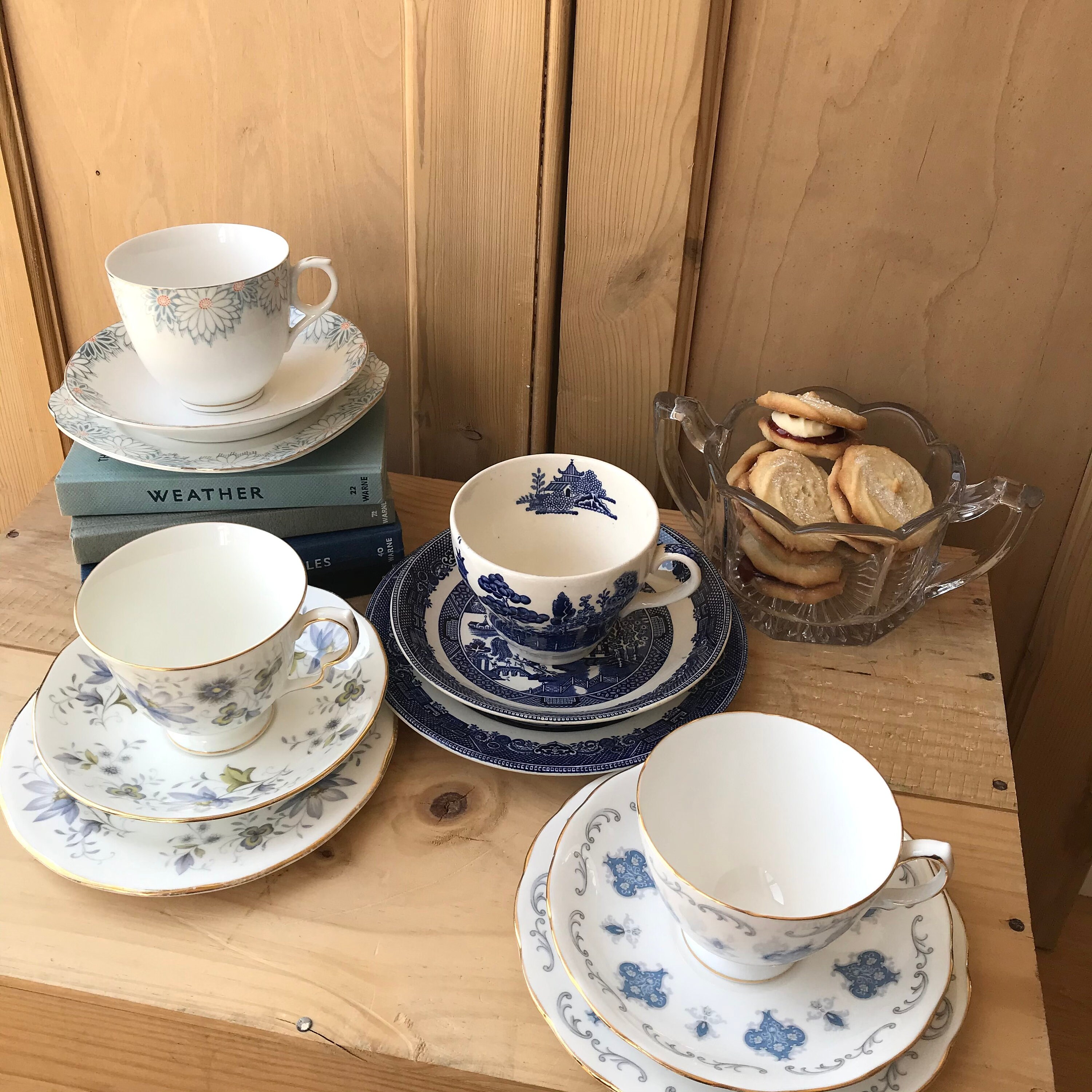 Vintage Tea Cup trio Teacup saucer and side plate trio | Etsy