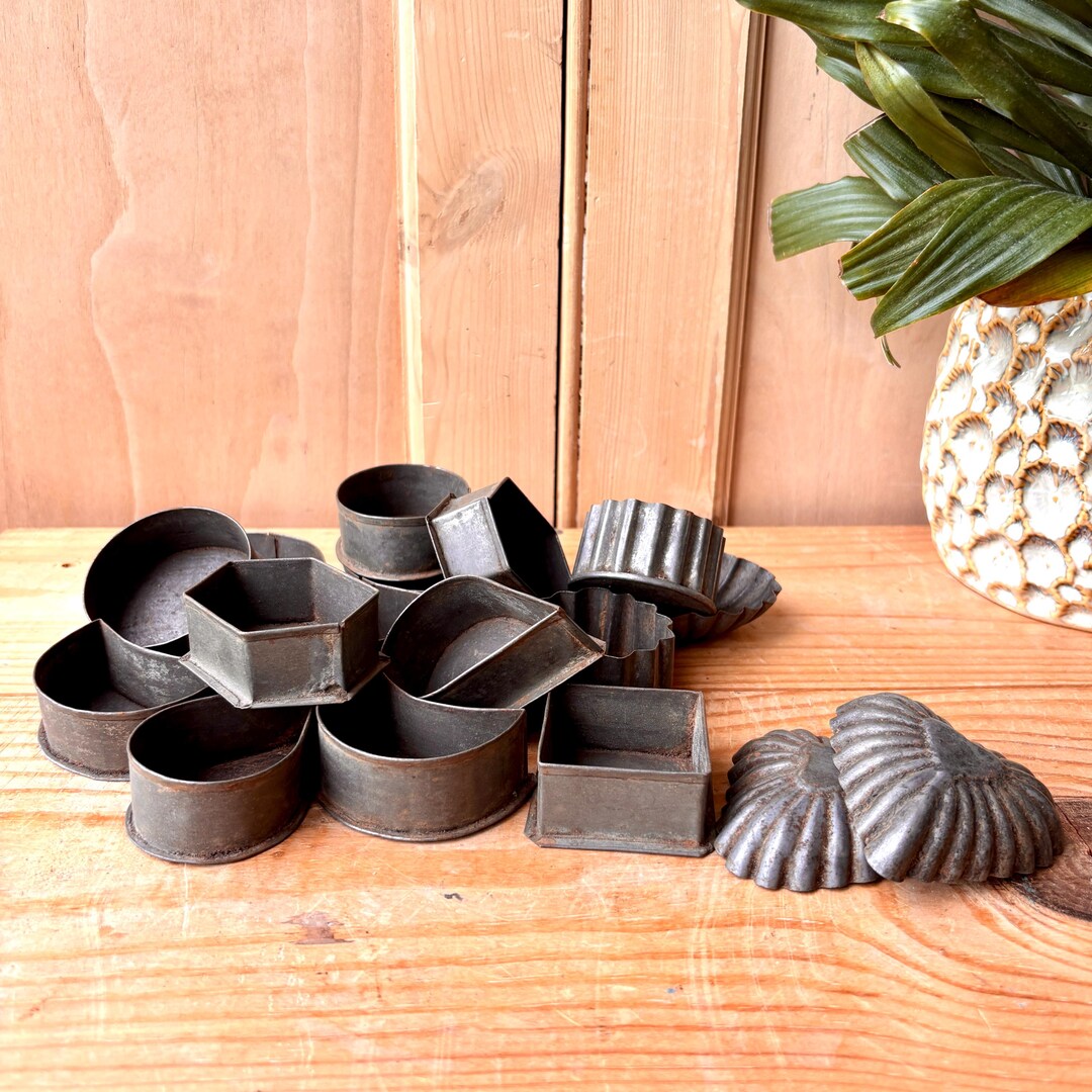 Vintage Swedish Mini Pastry Tart Tins, Tartlet Tins, Scandinavian ...