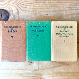 Vintage Observer's Books, Early Versions, Published by Frederick Warne ...