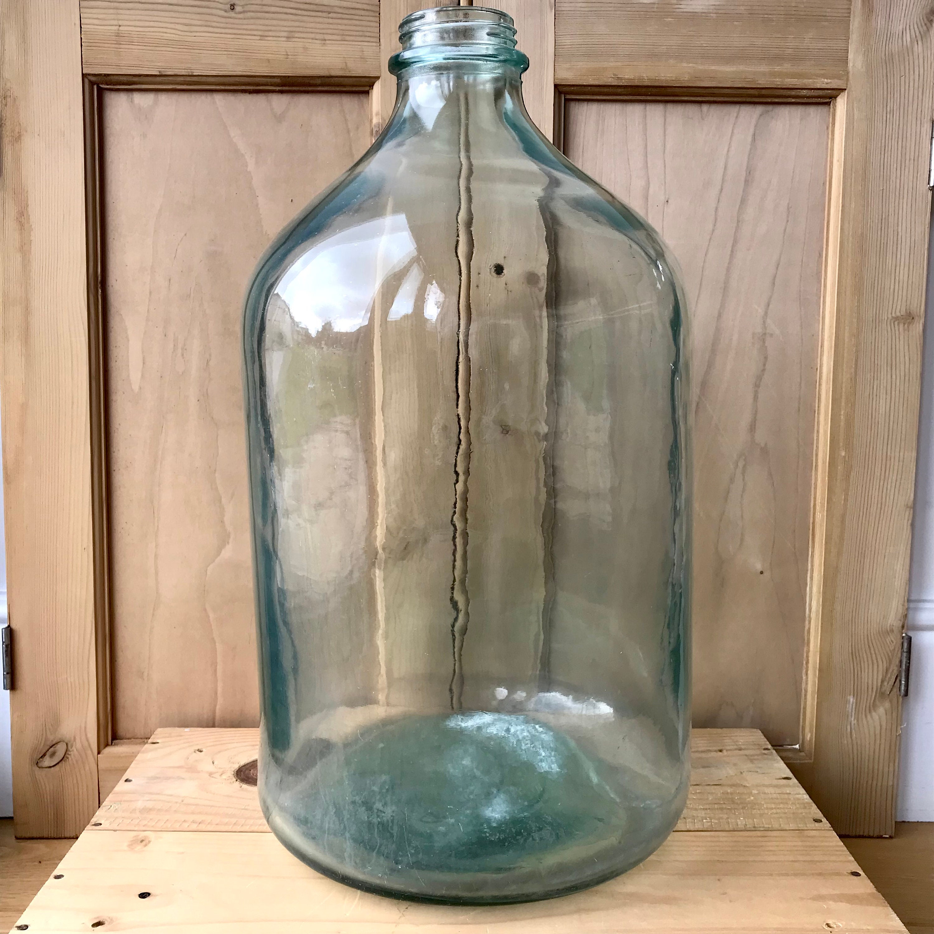 Large Vintage Carboy Hand blown carboy vintage large bottle | Etsy