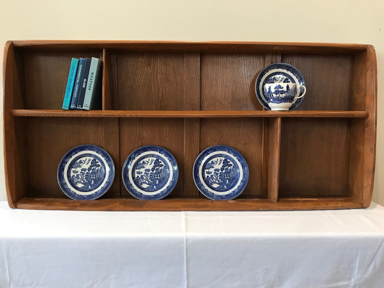 Ercol Elm Wall Shelves Plate Rack Mid Century Shelves 1960s - Etsy UK