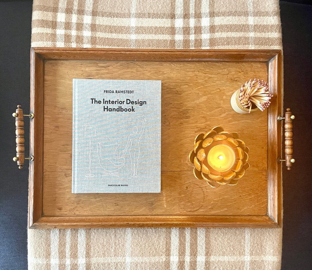 Large Vintage Oak Tray Vintage Serving Tray Vintage - Etsy